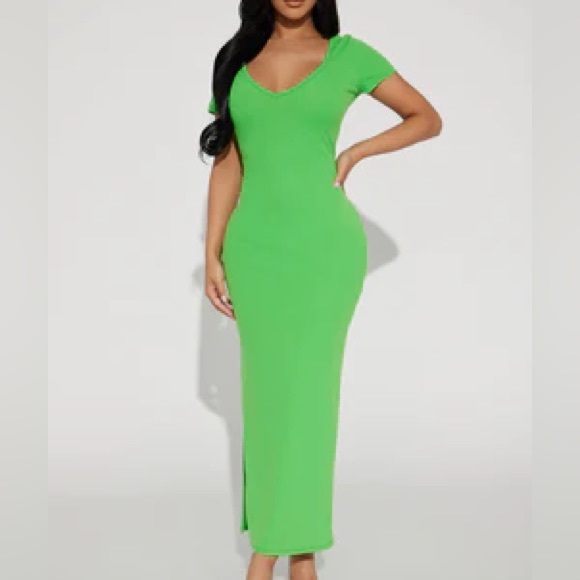 Dresses | Gotta Move On Maxi Dress Green | Poshmark